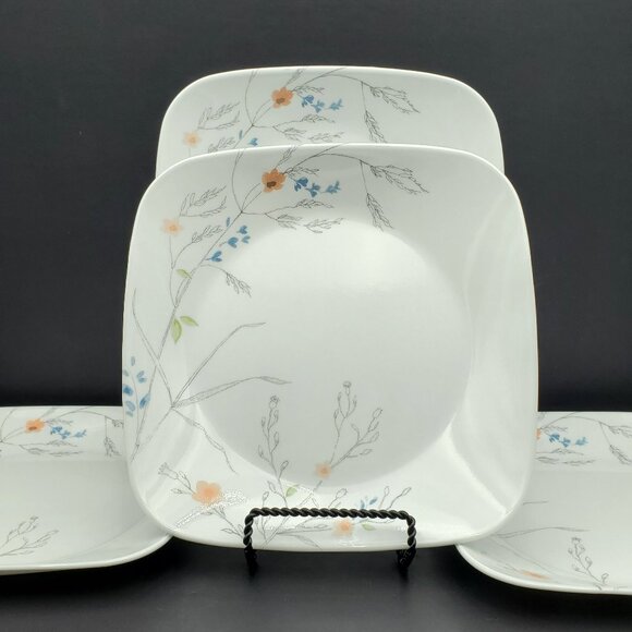 Corelle | Dining | Corelle Adlyn Luncheon Plates Corning Square Floral ...